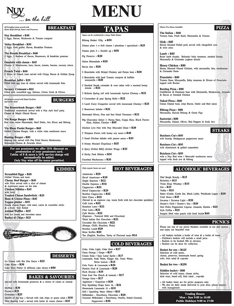 .: Opening of the new "On The Hill" Nuy tasting venue