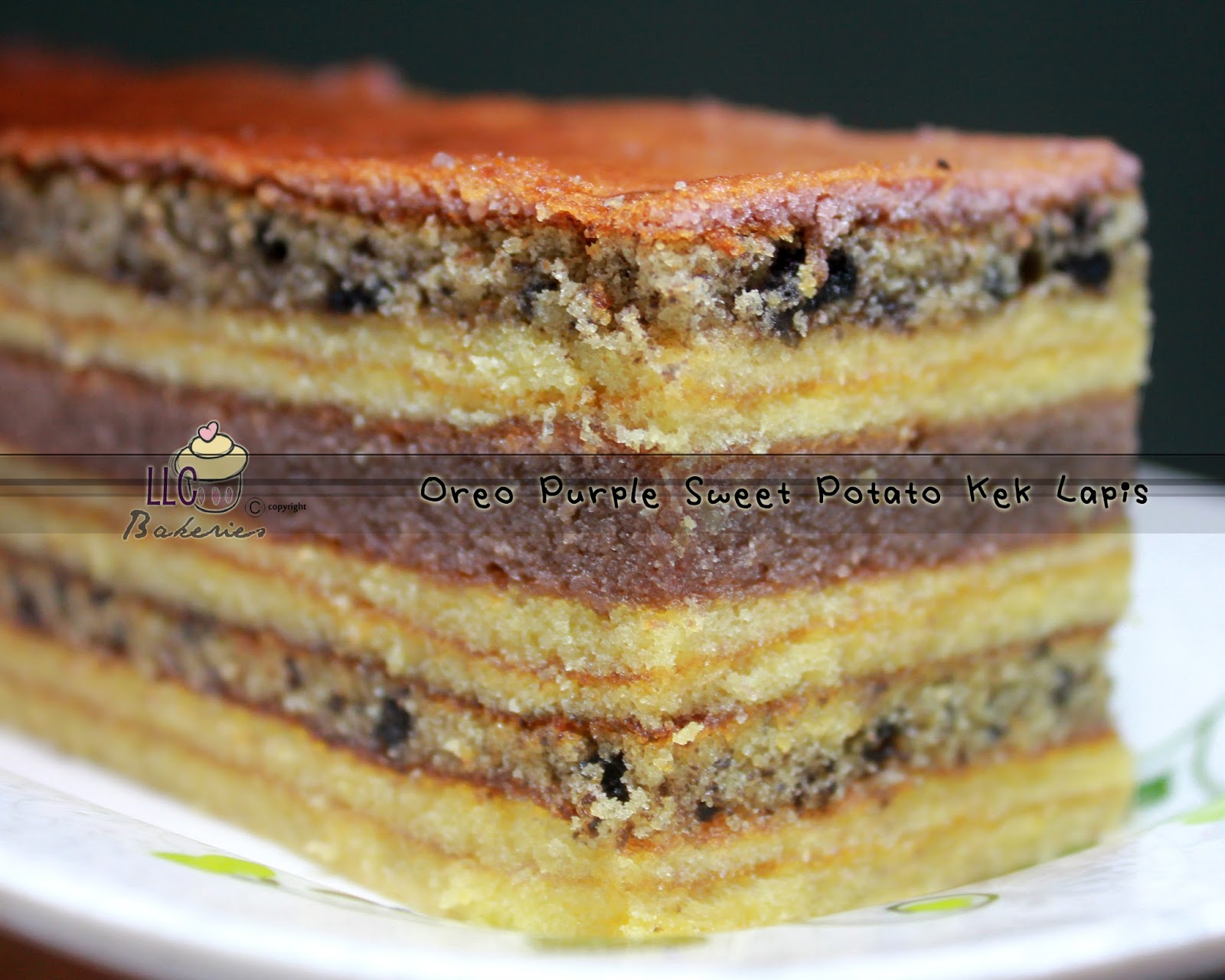 LLC Bakeries: Oreo Purple Sweet Potato Kek Lapis