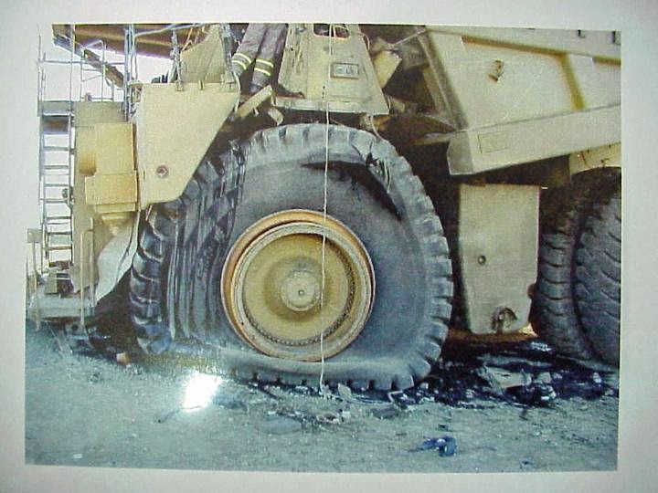 Dump Truck Tire Explosion at Willie Mixon blog