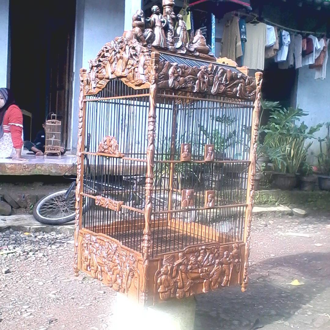 Jual Sangkar Ukir Murah Kacer, Cucak Ijo, Kenari Model Kotak Dan Bulat ...