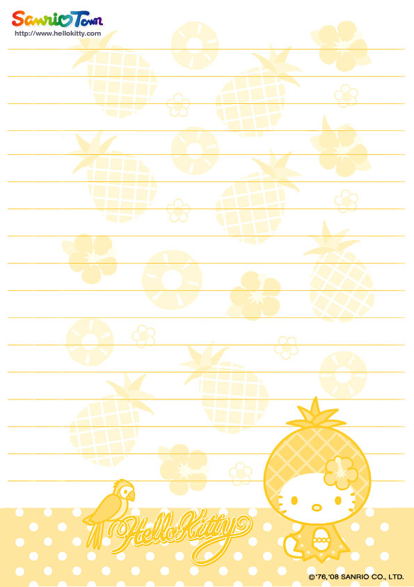 Sweet & Kawaii Letters: Kawaii Note Paper