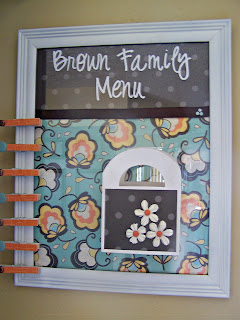 Mariah's Creations: Menu Board