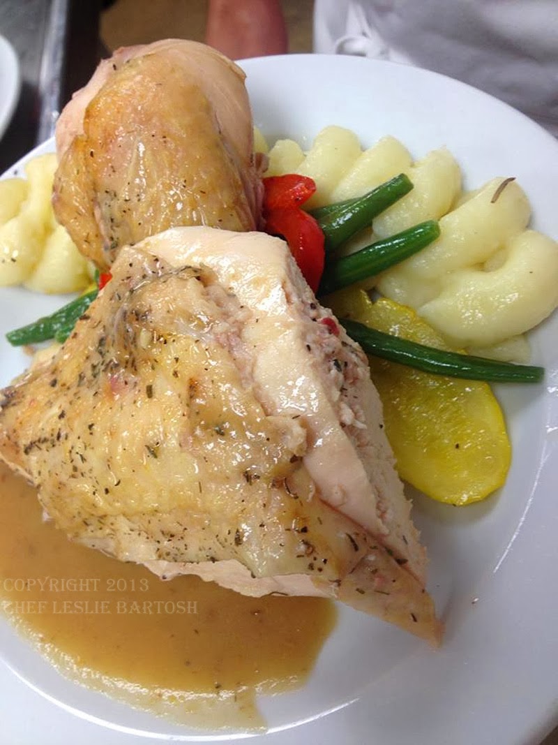 Alvin College Culinary Arts: Herb Roasted Chicken with Pan Gravy