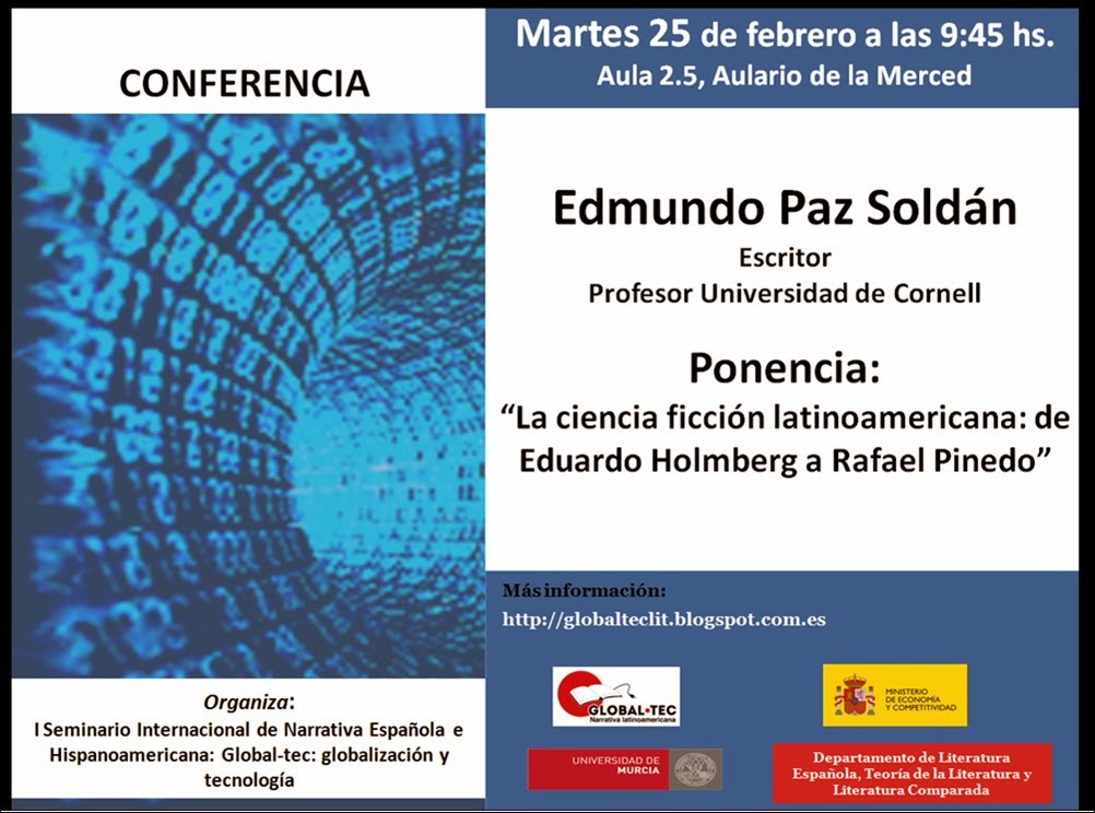 Globaltec: Conferencia de Edmundo Paz Soldán (Cornell University) en la ...