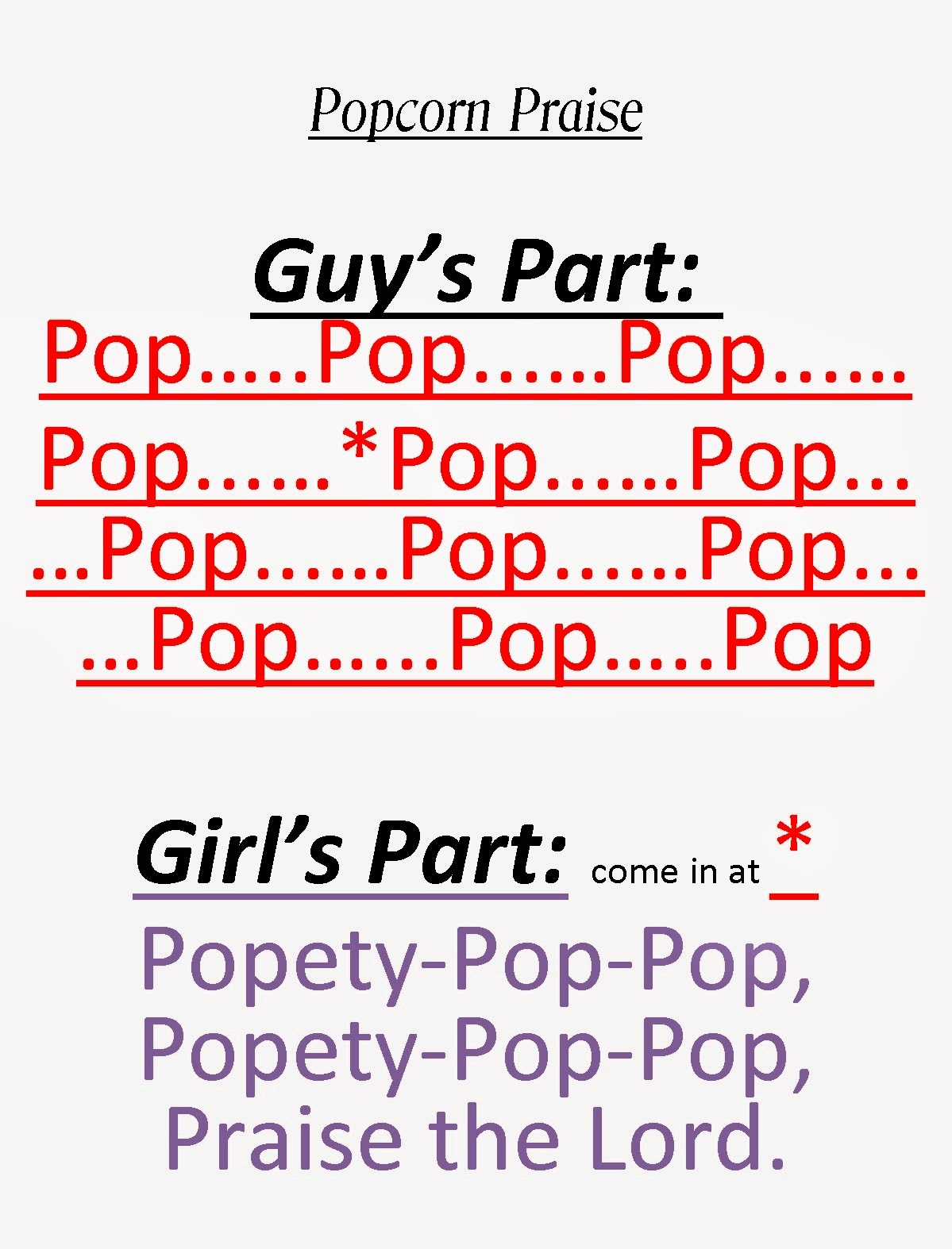 Children's Gems In My Treasure Box: Popcorn Praise Flashcard Songbook