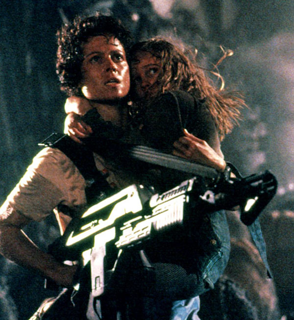 Sigourney Weaver Alien Stomach