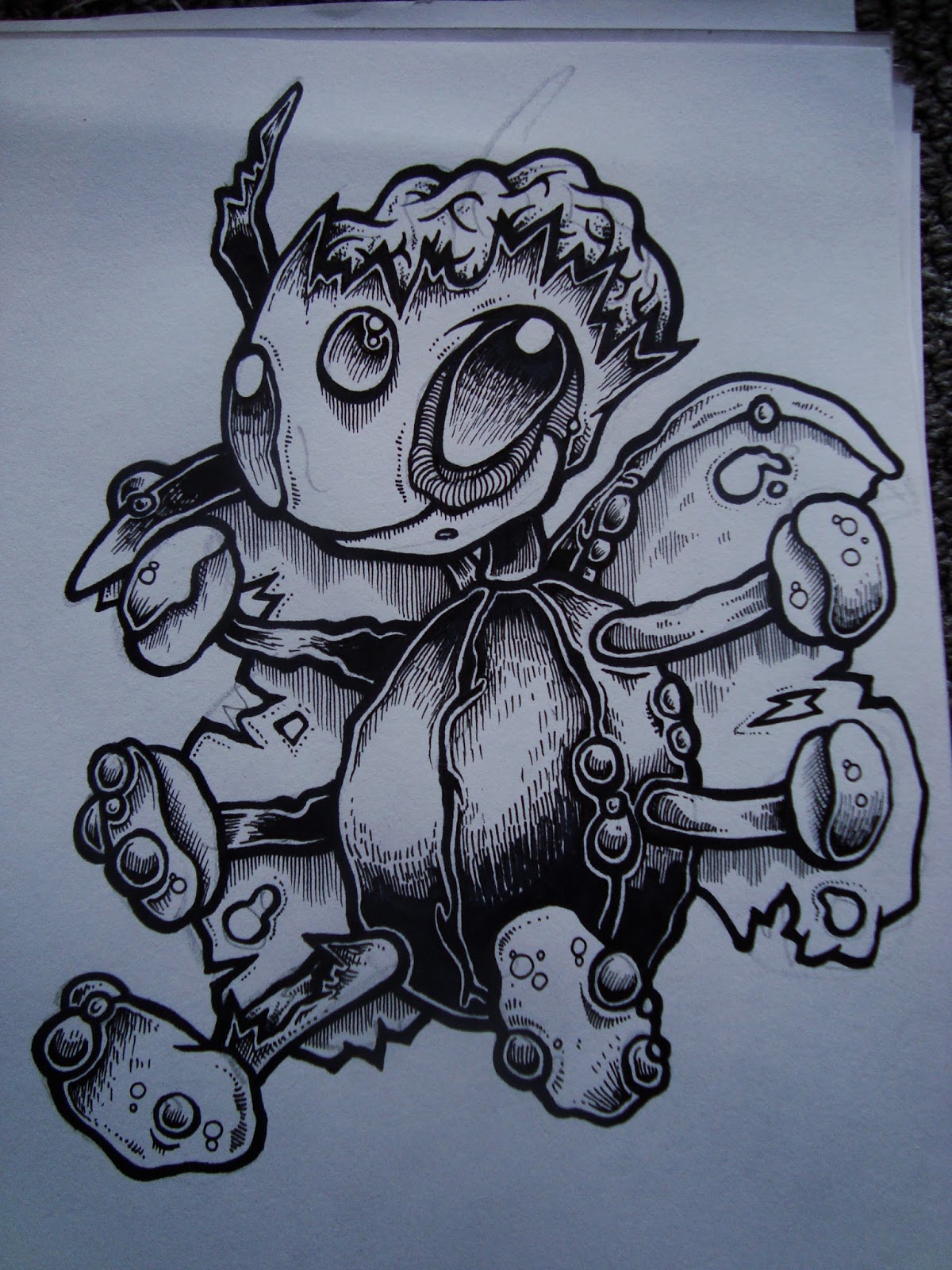 Zombie Pokemon Tattoo