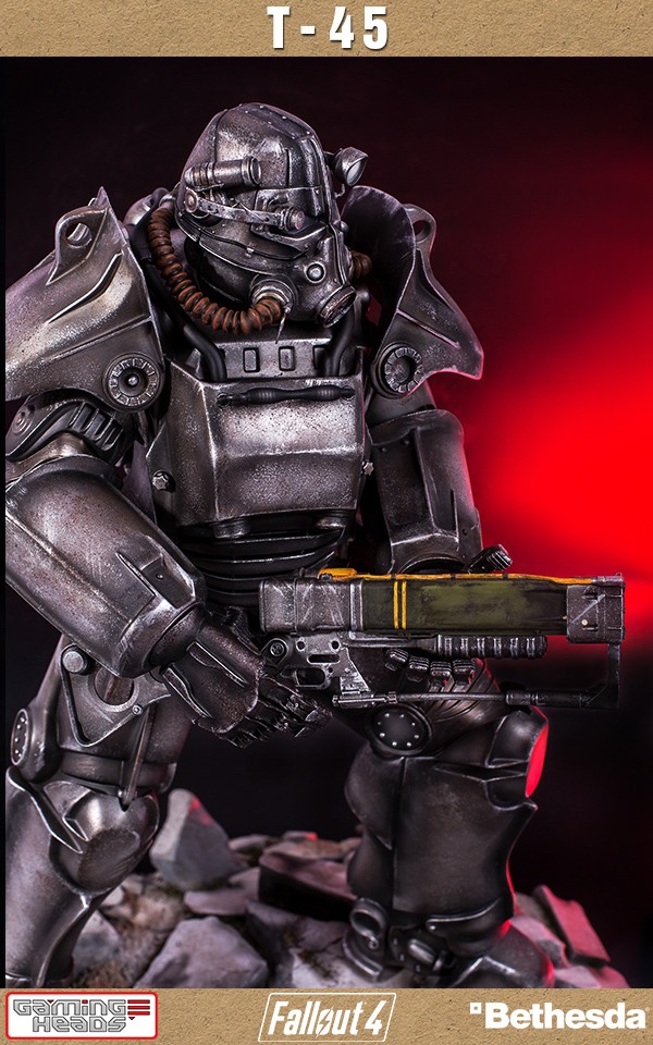 Fallout 4 - T-45 Regular Statue & Exclusive Statue 1/4 (Gaming Heads)