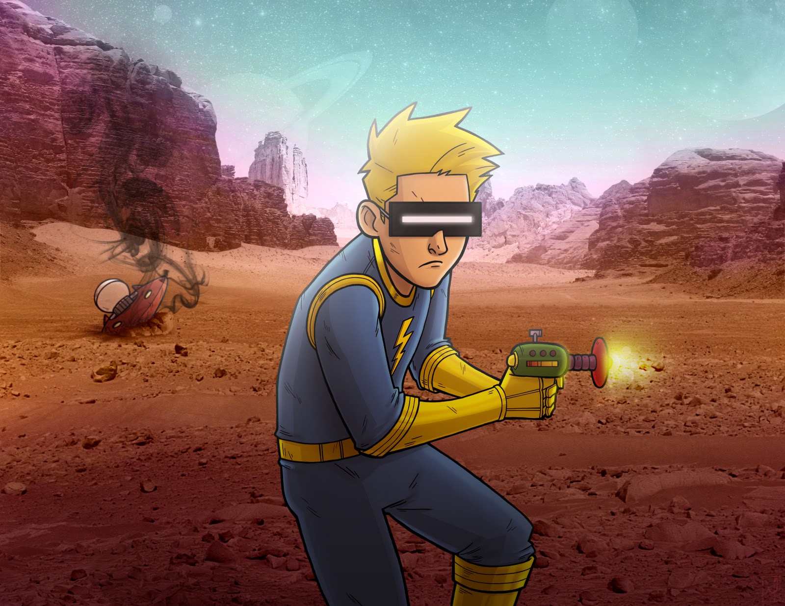 The Art of M. S. Corley: Spaceman Spiff