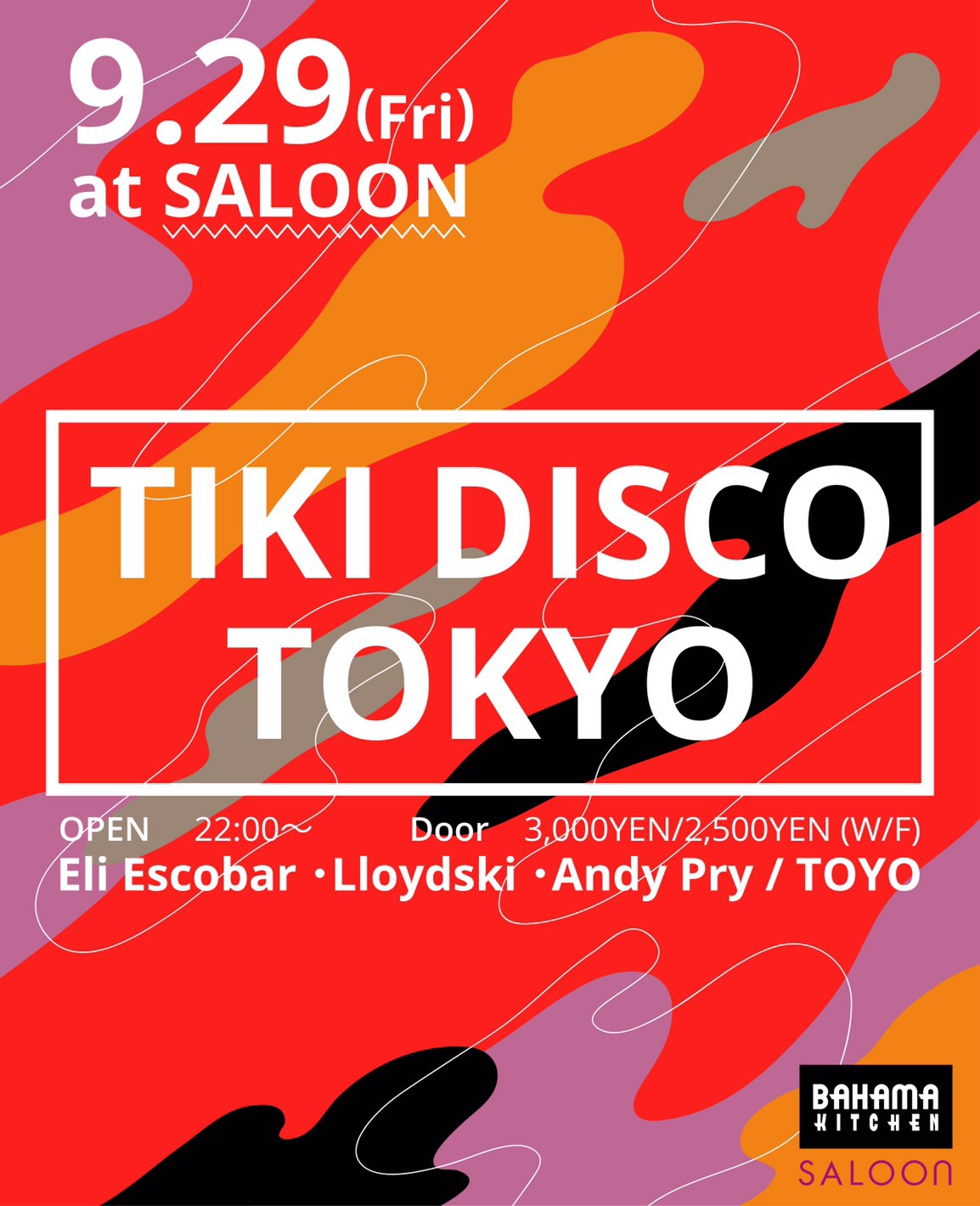 TOYO: TIKI DISCO TOKYO @SALOON