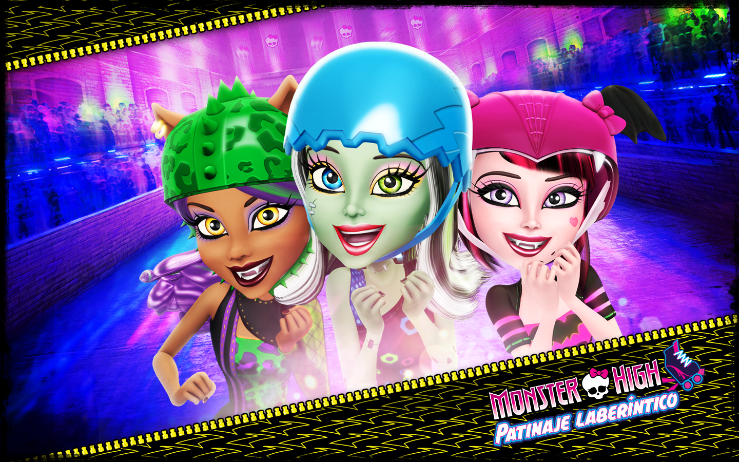 monster high: wallpaper de roller maze