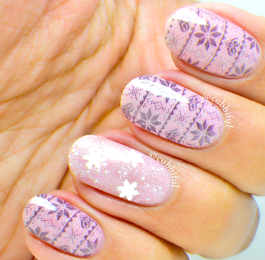 cubbiful: 40 GREAT NAIL ART IDEAS - Winter: Sweater Stamping Nails