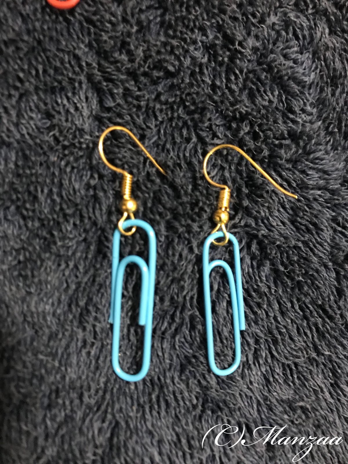 Manzaa - DIY Paper Clip Ear rings in Seconds