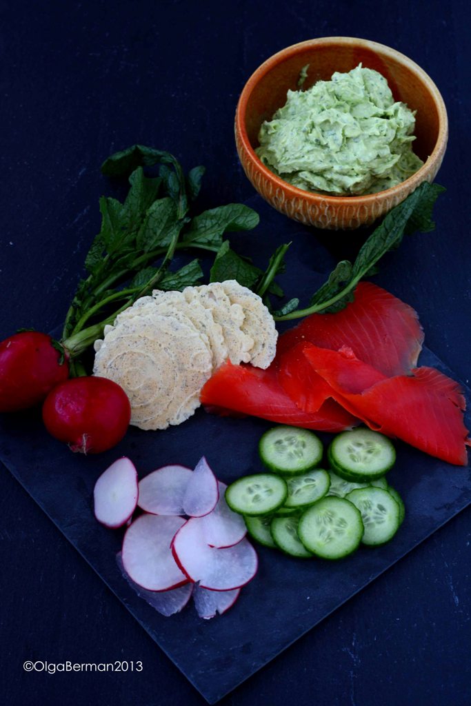 Mango & Tomato: Fancy Avocado & Smoked Salmon Tea Sandwiches