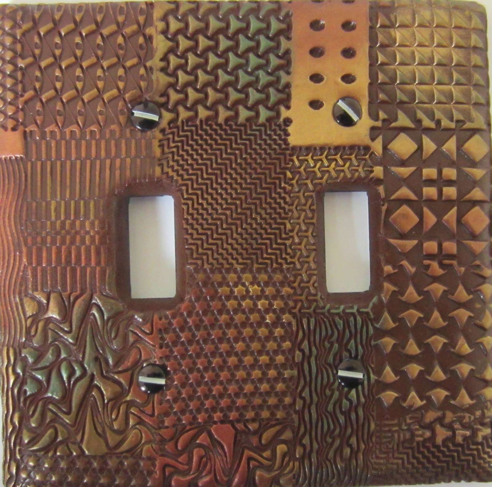 Geometals/Metro Decor: Artisan Made Switch Plates