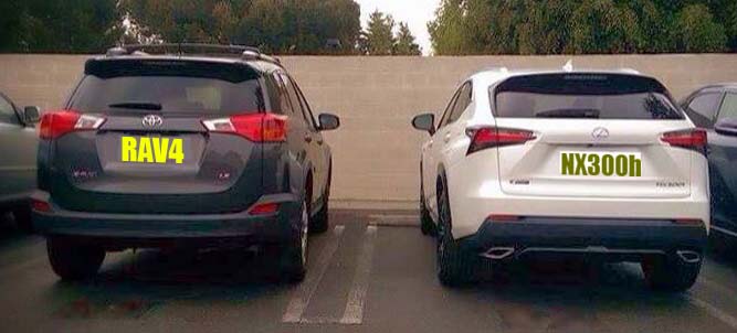 Comparativa Toyota Rav4 Hybrid Executive AWD vs Lexus NX300h Executive ...