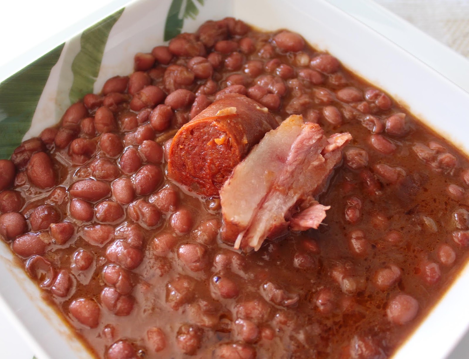 Mi caja de recetas: Alubias rojas de Anguiano con tocino y chorizo