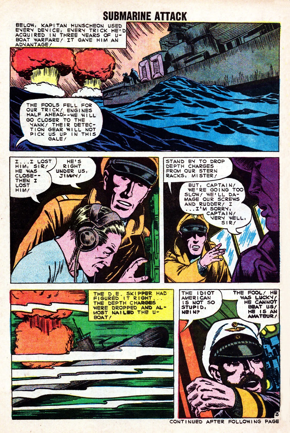 Submarine Comics and Novels: Submarine Attack #18