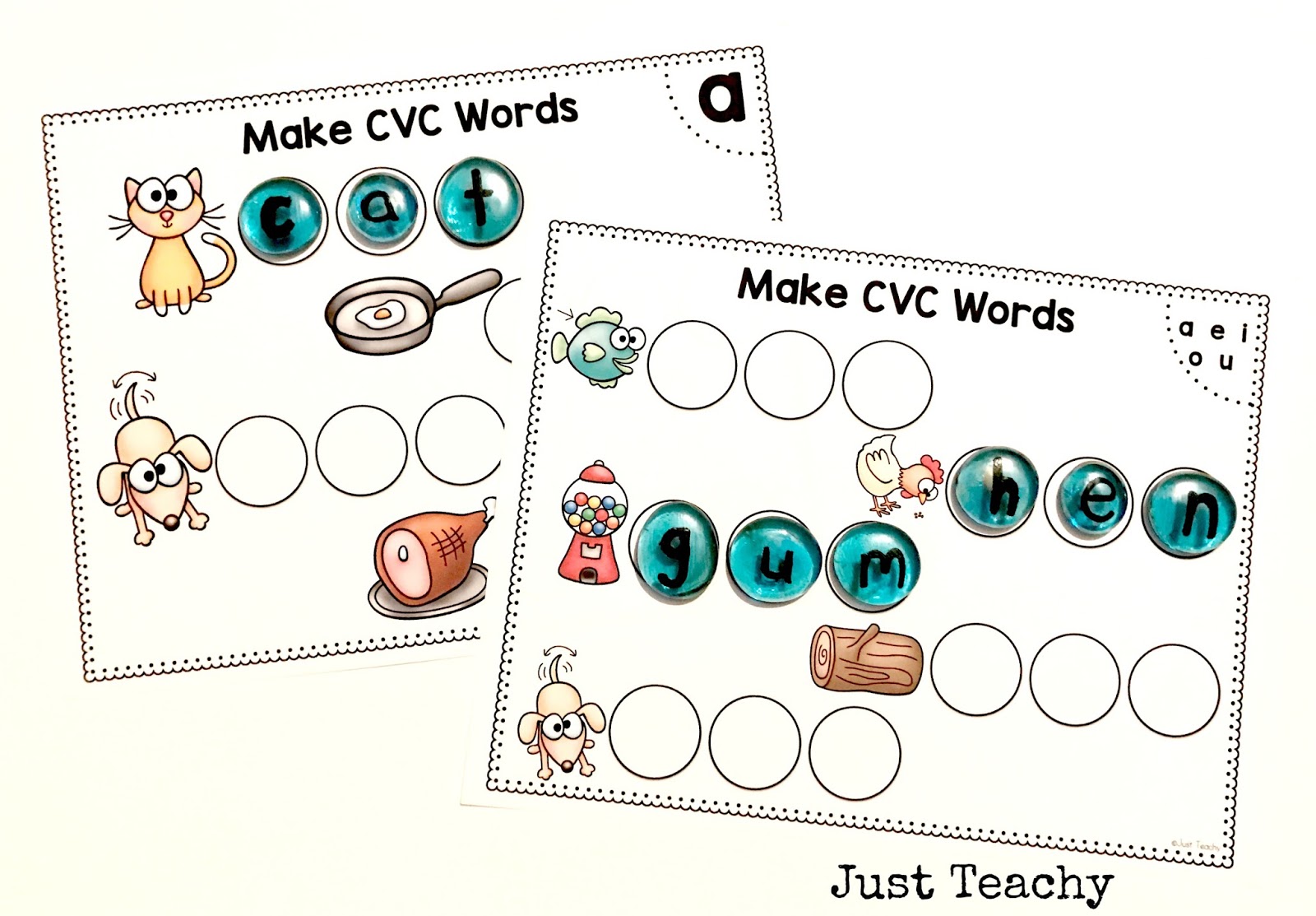 Light Table CVC Words | Just Teachy