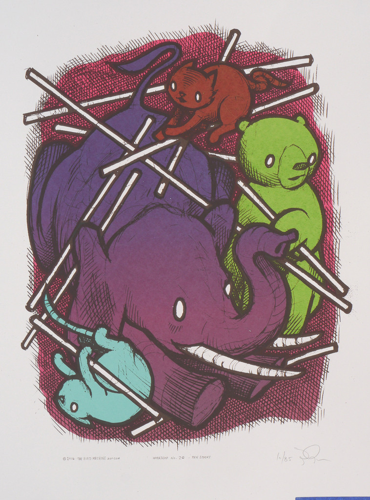 INSIDE THE ROCK POSTER FRAME BLOG: Jay Ryan Ten Sticks & Promise Ring ...