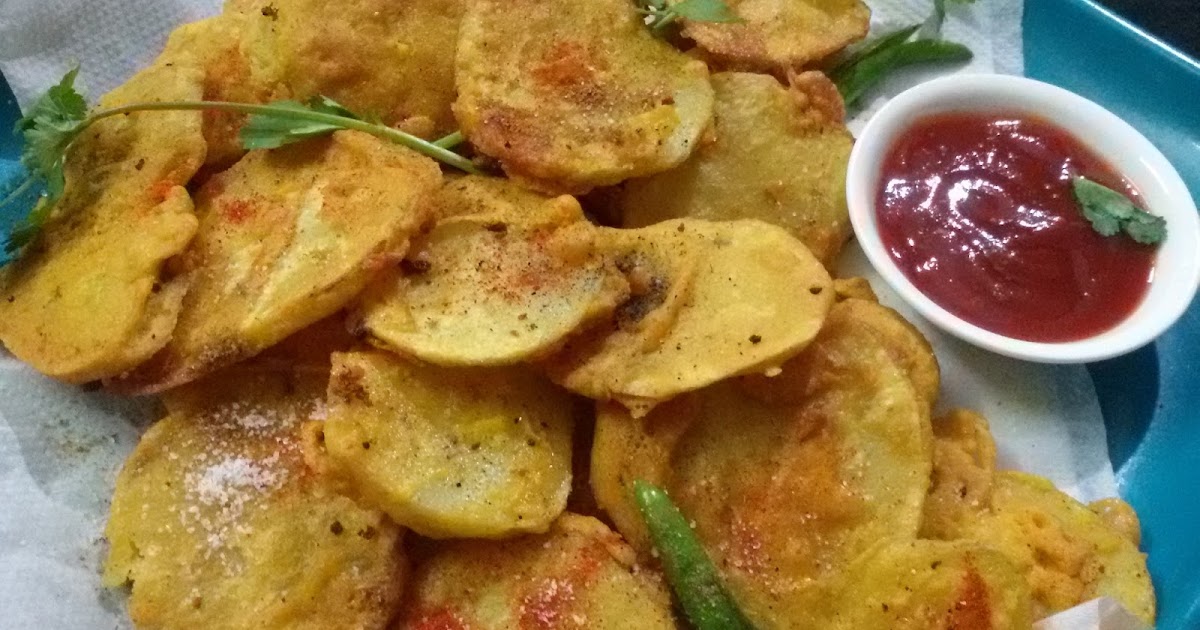 Aloo pakode recipe | potato fritters recipe