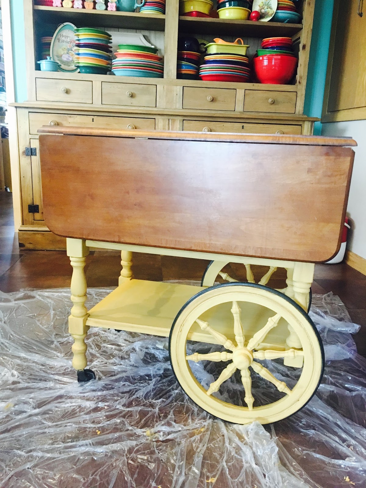 Tea Cart Makeover! - the farmer and the southern belle