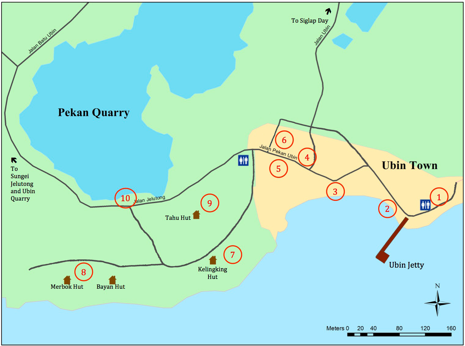 Ubin Day 2015: Ubin Map