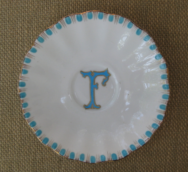 Aesthetic Oiseau: Kelly Wilson Monogrammed Antique China