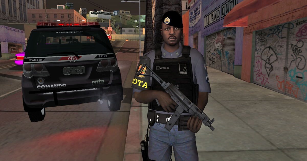 Equipe Tático PMBA: Skin ROTA PMESP Fardamento 2018