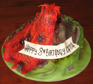 Let Them Eat Cake: Erupting Volcano cake