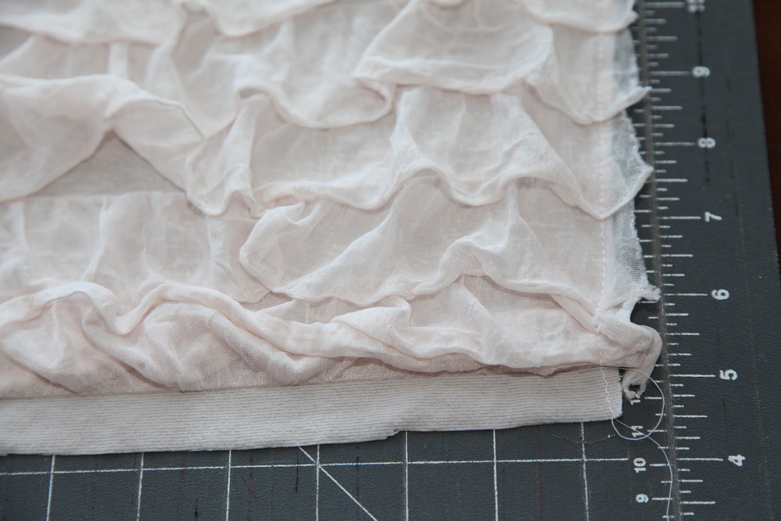 Ruffle Fabric: Magic Diagonal Ruffled Scarf