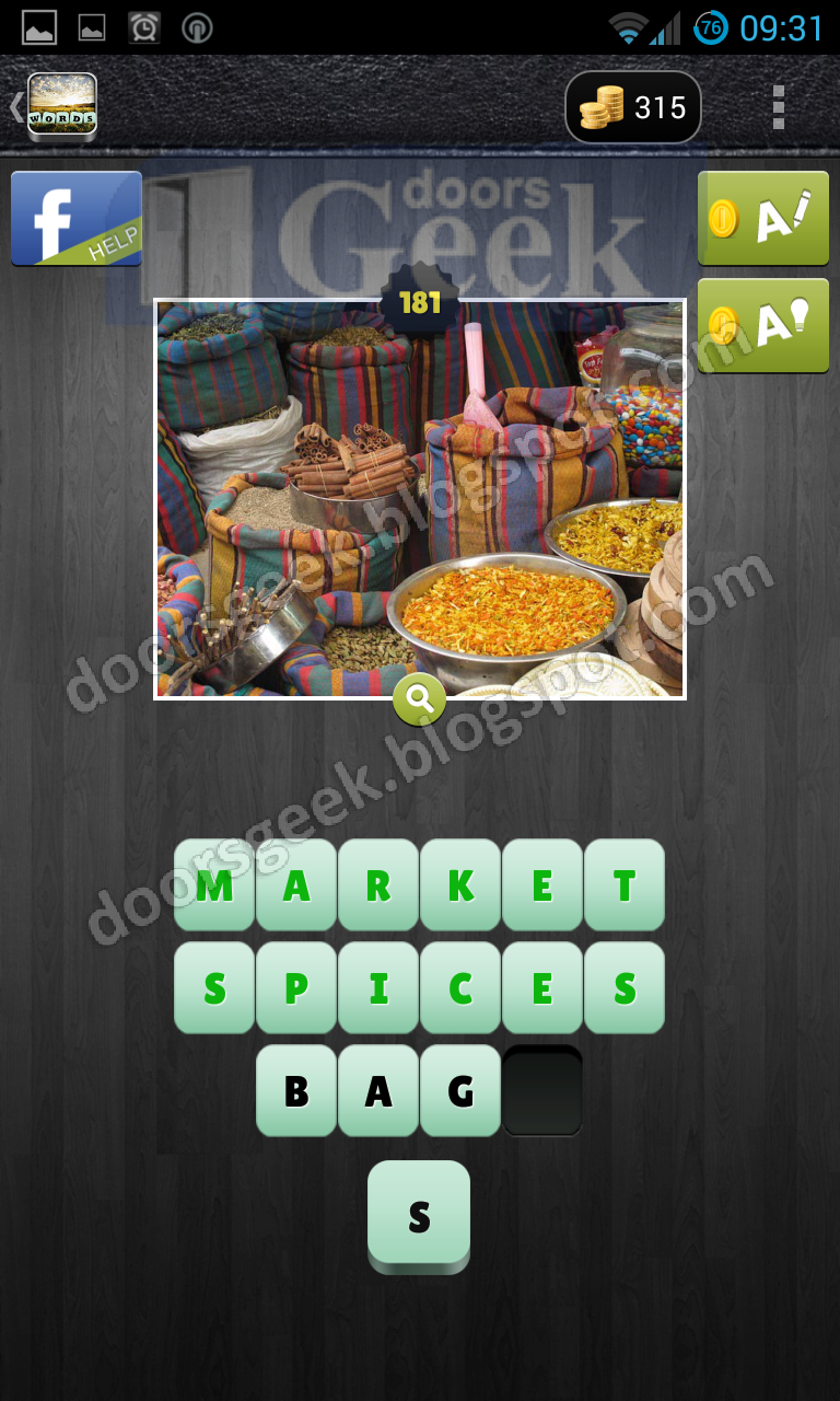 Words in a Pic - Level 181 ~ Doors Geek