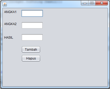 Contoh Program Penjumlahan Java Netbeans ~ Materi Java Pemula