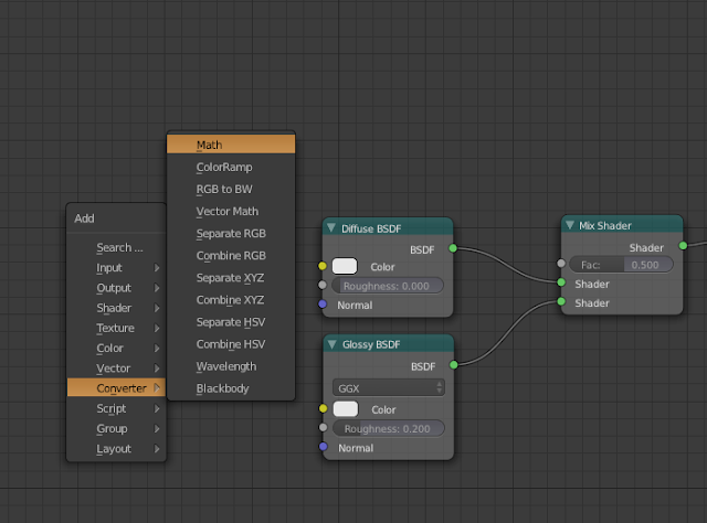 How to find multiplies nodes in Blender 3d