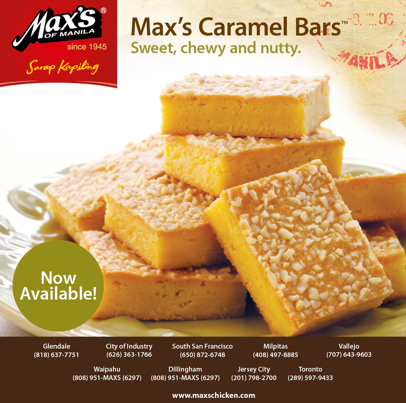 max's caramel bar recipe