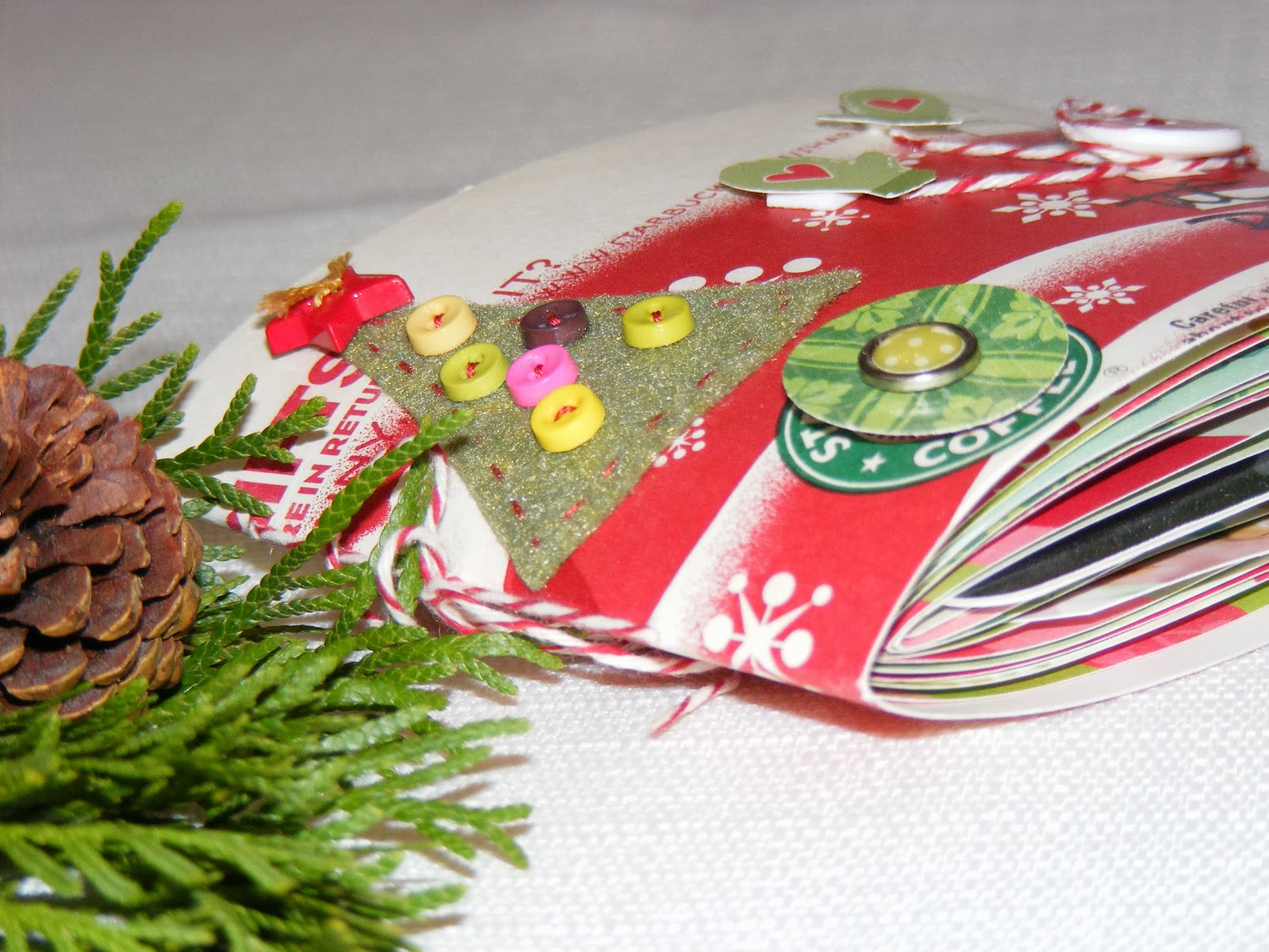 Simple Things, Sweet Life: Starbucks Cup Scrapbook