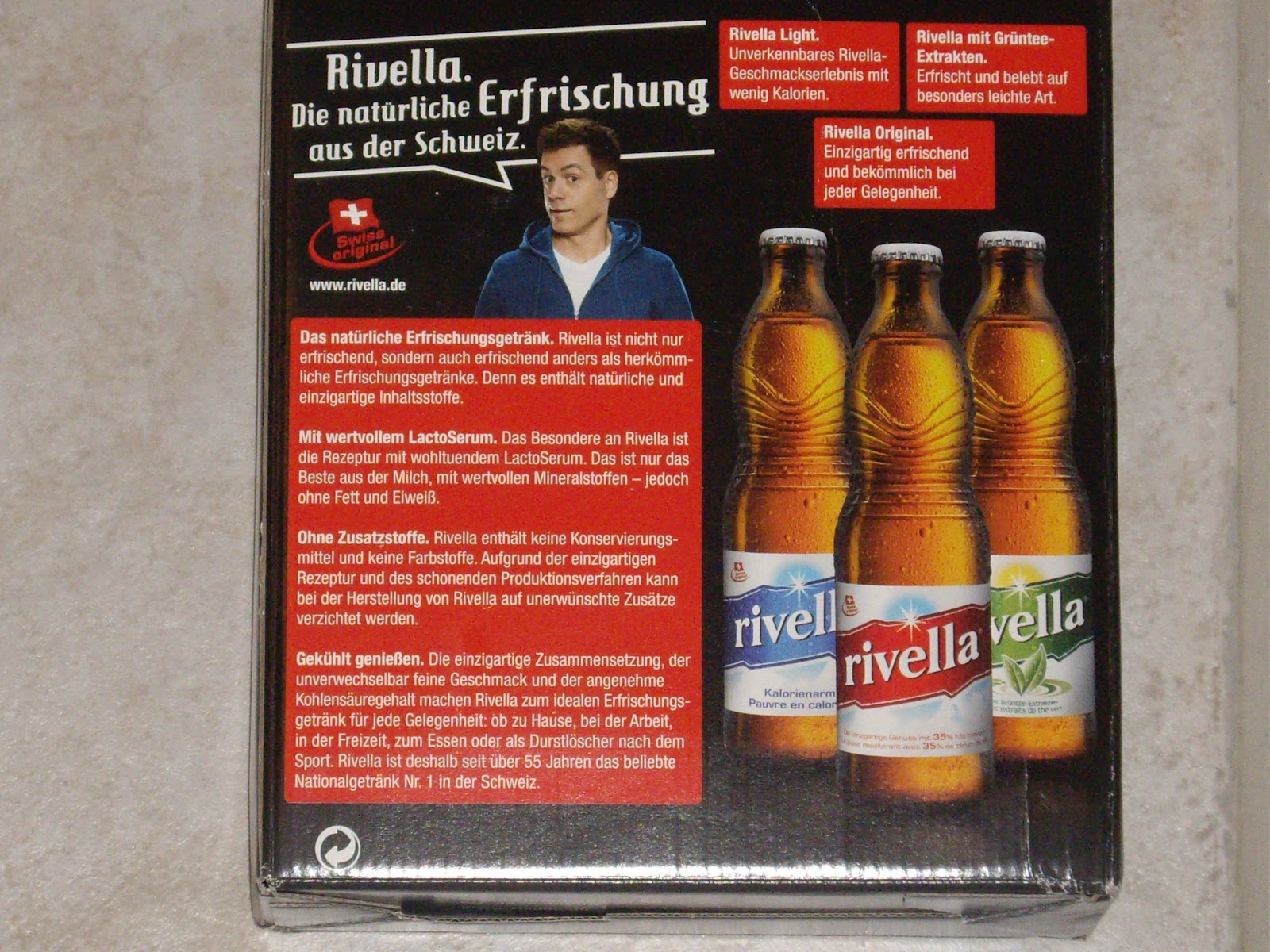 Sara´s Blog: Produkttest:Rivella