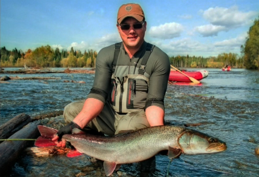 Chavanga Fish Blog: Hucho taimen fishing. Giant fish. Part 4.