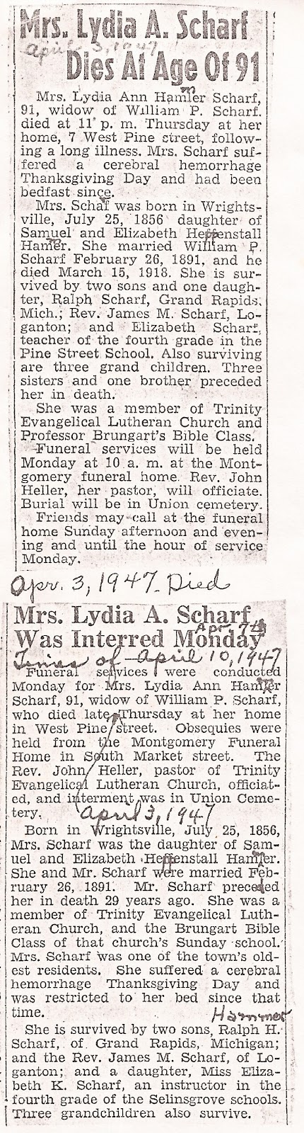 NOT Heather's Genealogy: William Penn Scharf 1849 – 1918