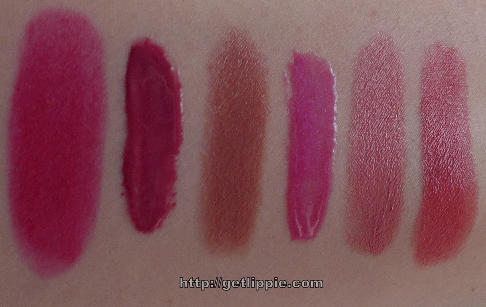 Lipsticks of the week - Pink | Get Lippie
