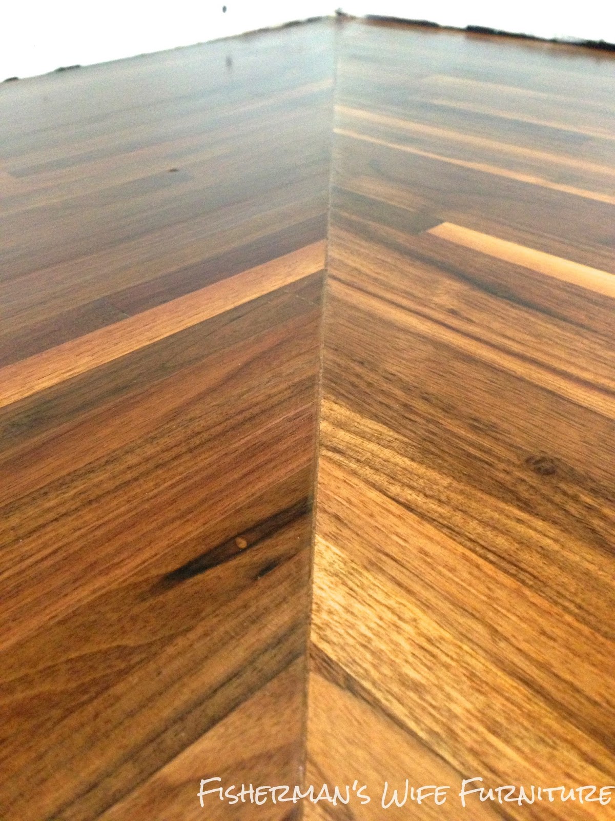 Fisherman's Wife Furniture: DIY Butcher Block Countertops