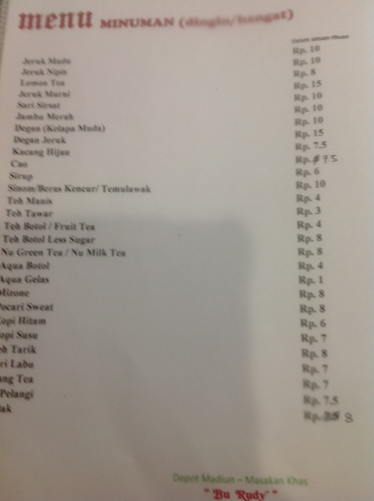 Nasi Udang Bu Rudy - Surabaya - Food, Travel and Lifestyle Blog