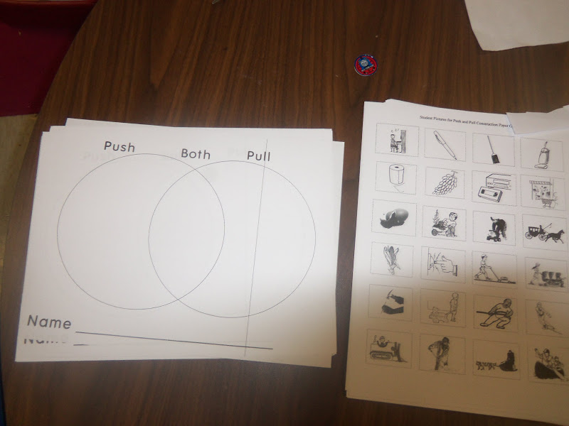 Mrs. Wood's Kindergarten Class: Push/Pull