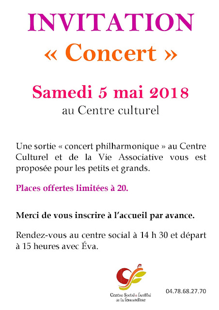 Centre Social et Familial de la Ferrandière: avril 2018