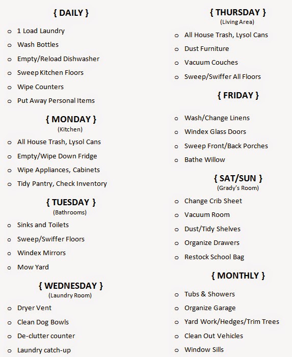 Rubbing Pennies: How Our House Calendar Will Save Us $$ (and Sanity)