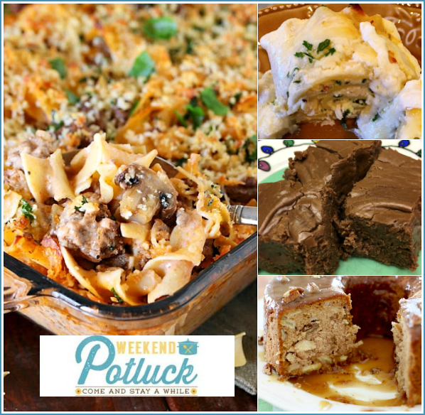 Beef Stroganoff Casserole at Weekend Potluck #298 — Mommy's Kitchen