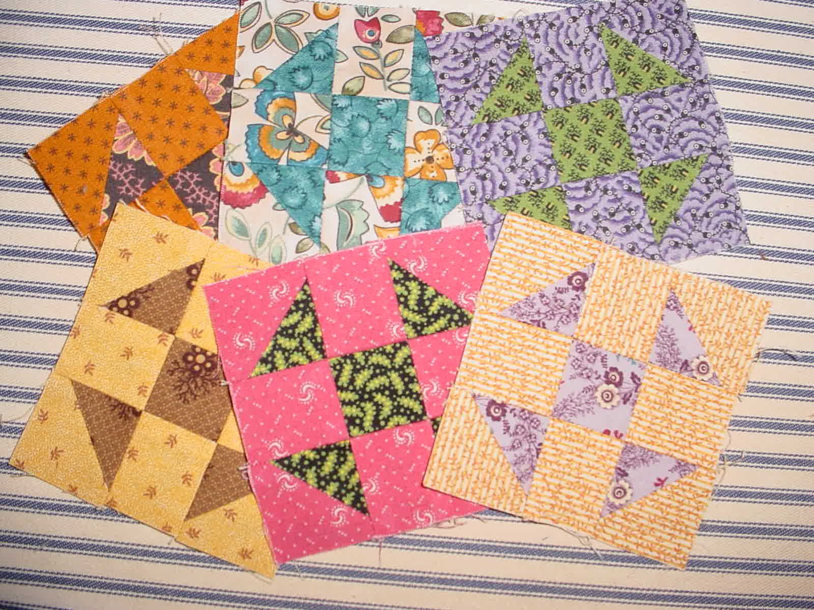 Busy Thimble: New Fabric,Quilt blocks, new and old