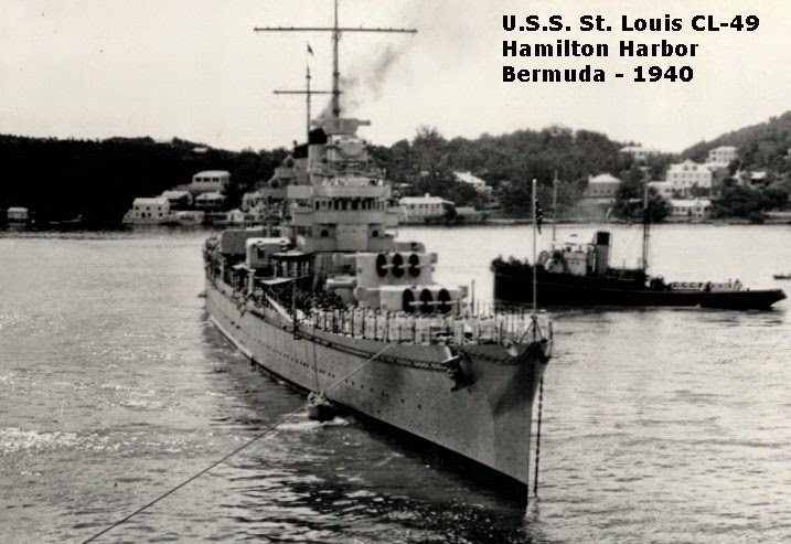 warships and tales: My beloved USS Saint Louis CL-49 (LUCKY LOU)