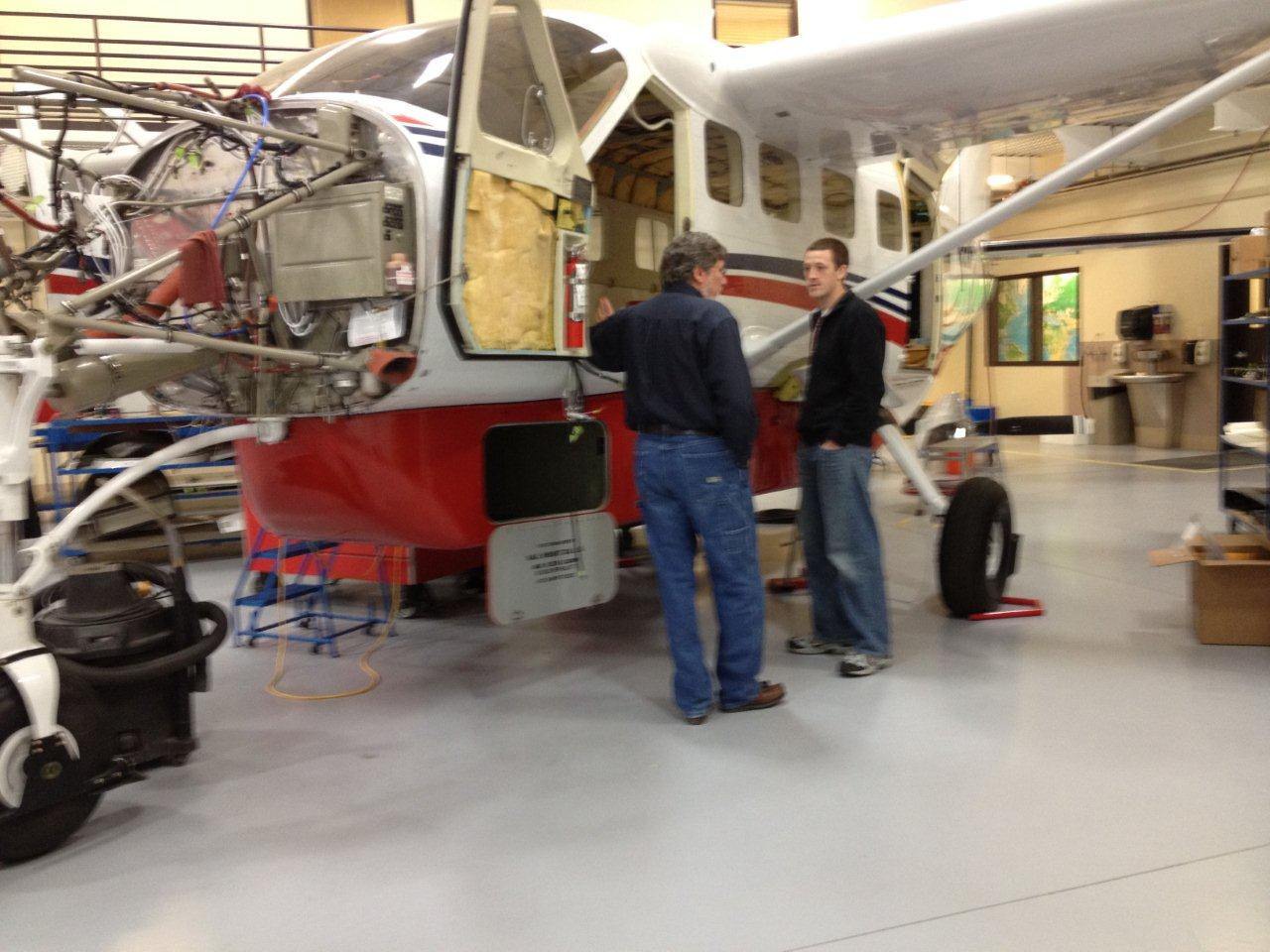 The Simon Family: Recent visit to MAF headquarters