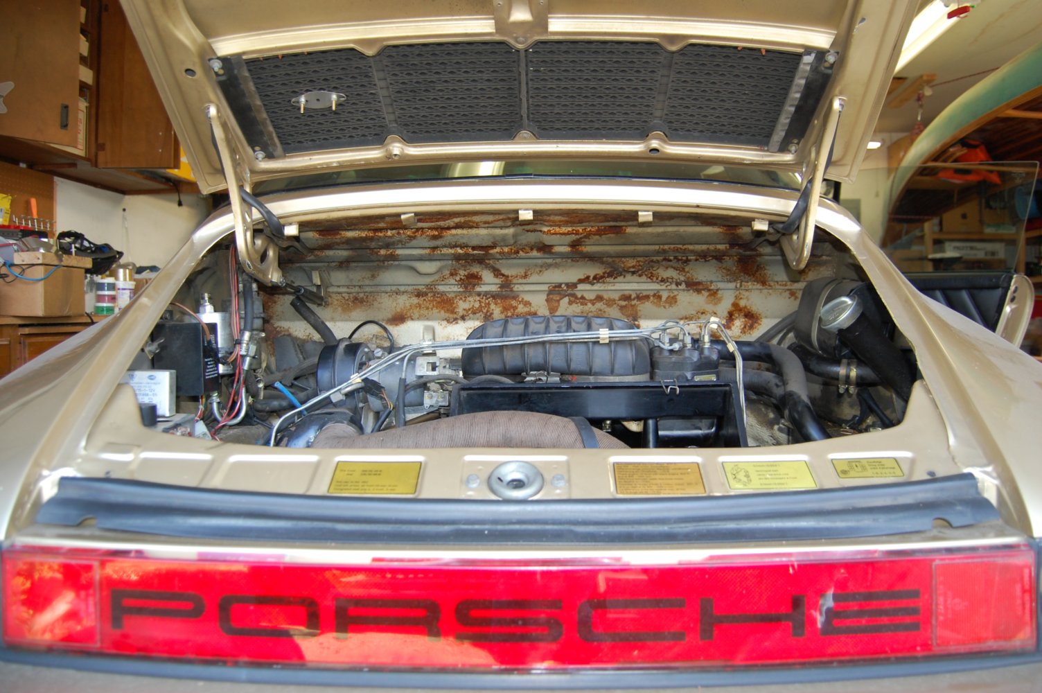 Electric Porsche: Gas Engine Removal
